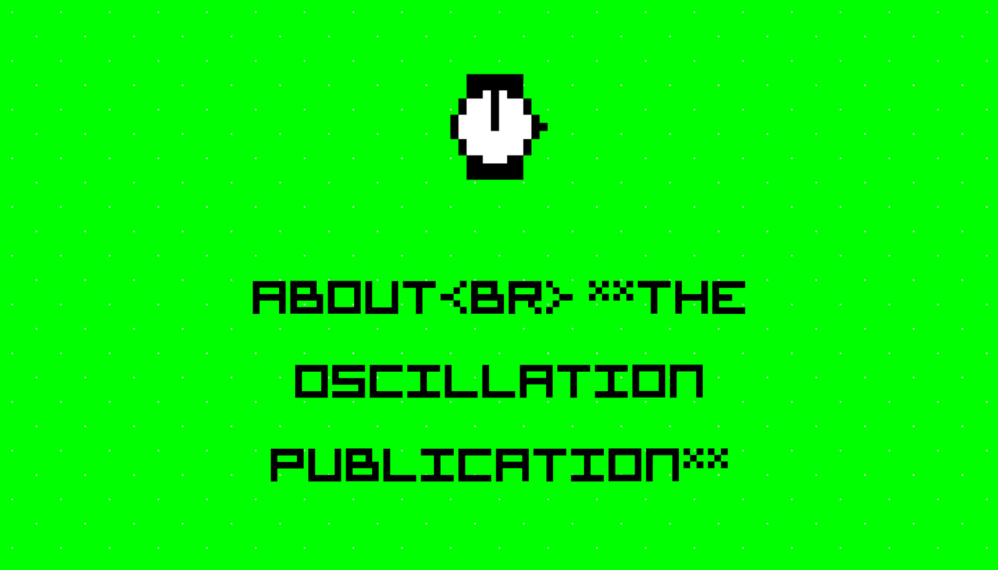 About The Oscillation Publication on HackerNoon